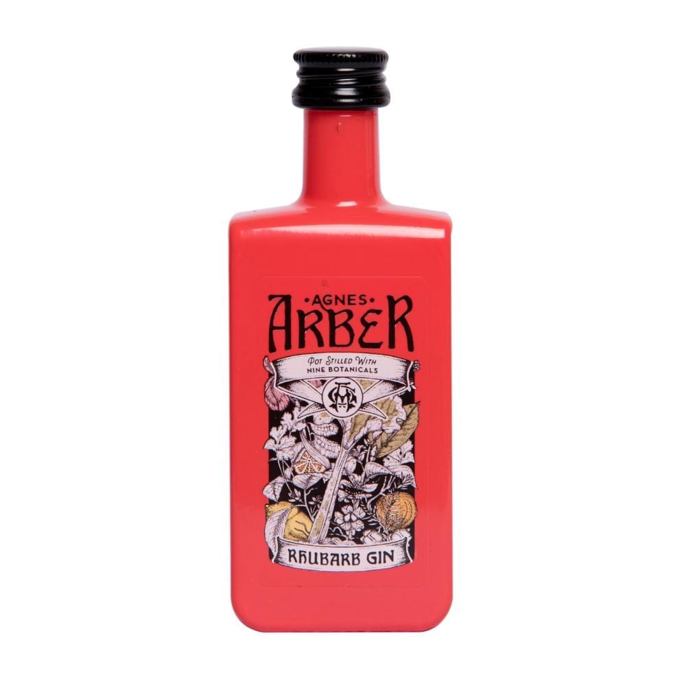 Agnes Arber Rhubarb Gin 5cl Miniature - The Tiny Tipple Drinks Company ...
