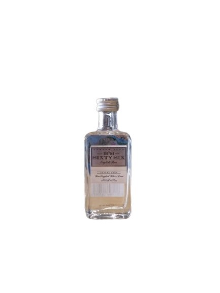 Rum Sixty Six 5cl white Rum Miniature 5cl - The Tiny Tipple Drinks ...